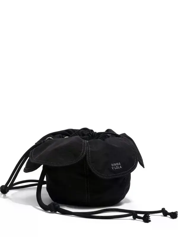 Bimba Y Lola Drawstring Mini Bag - Black