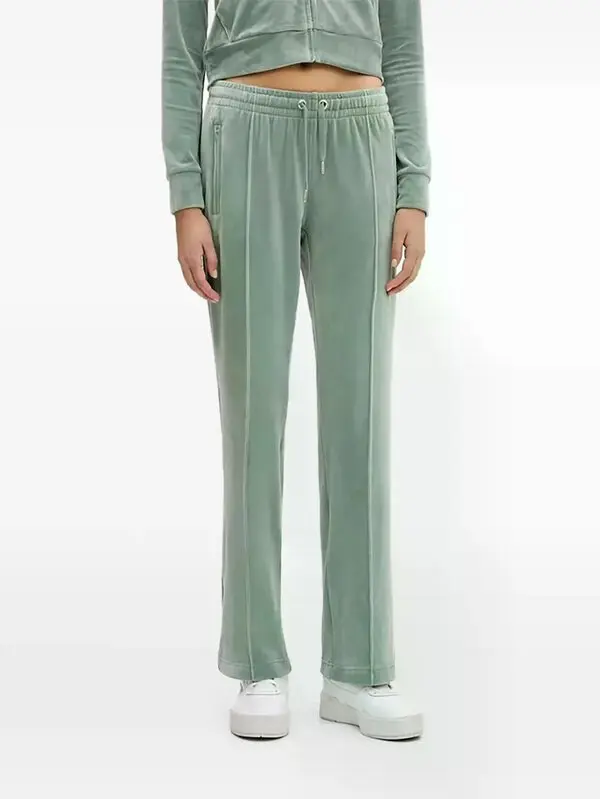 Juicy Couture Crystal-embellished Track Pants - Green