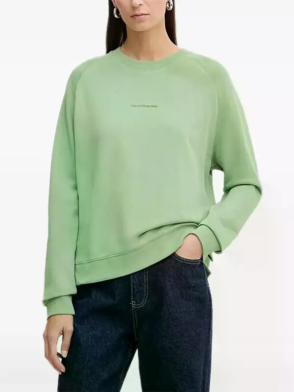 Marc O'polo Cotton Crewneck Sweatshirt - Green