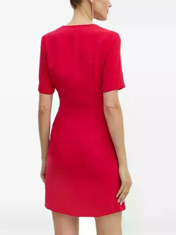 MORGAN V-neck Mini Dress