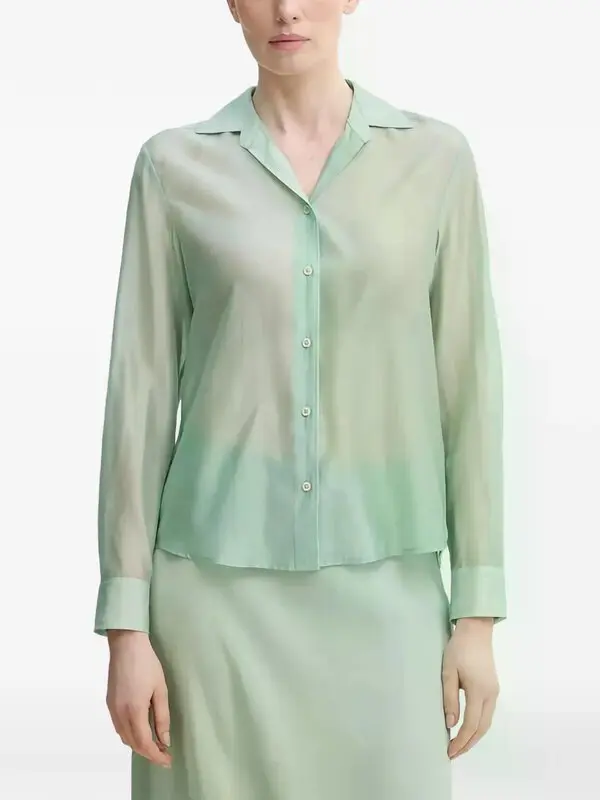 Marc O'polo Buttoned Collared Shirt - Green
