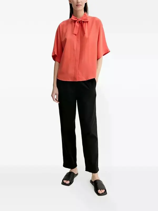 Marc O'polo Tie-neck Blouse - Orange
