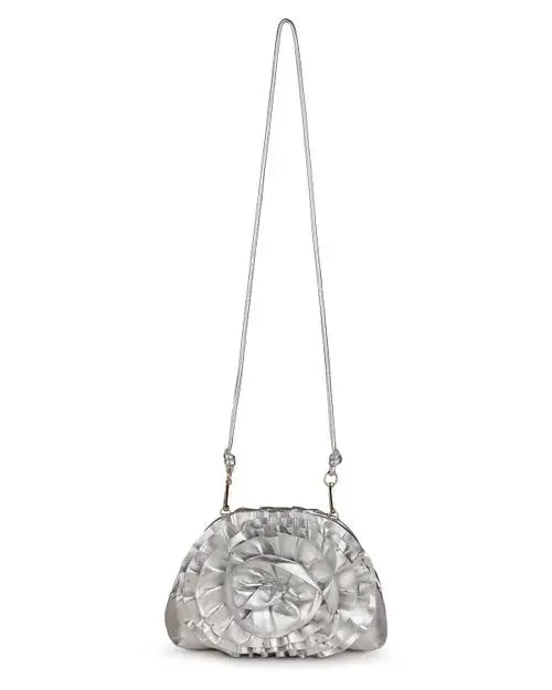 Rafe New York Aya Frame Clutch - Silver