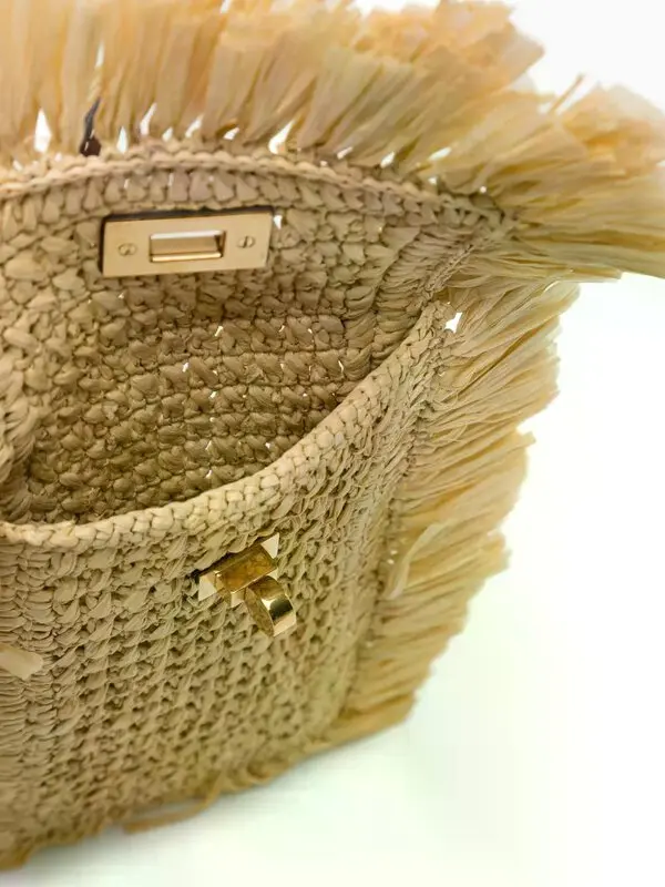ANYA HINDMARCH Raffia Crossbody Bag
