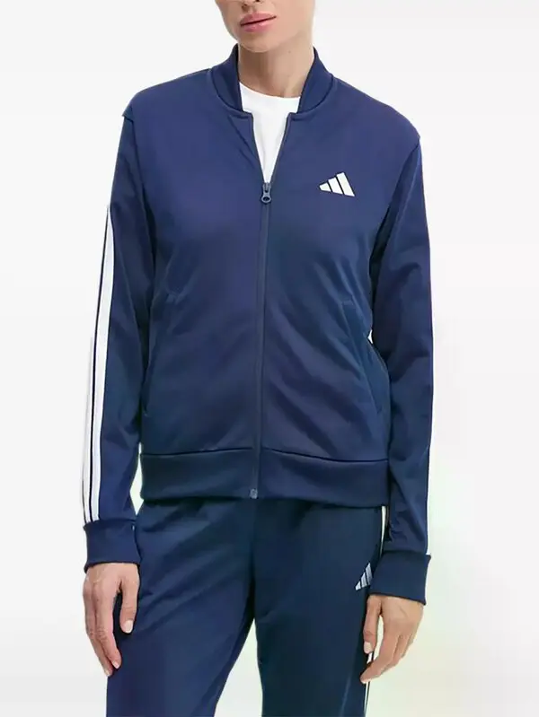 Adidas Stripes Zip Tracksuit - Blue