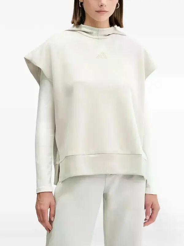 Adidas Soft Lux Oversized Hoodie - Neutrals
