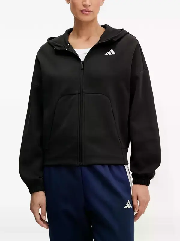 Adidas Zip-up Hoodie - Black