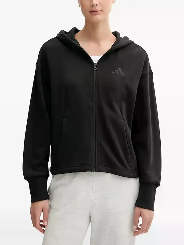 Adidas Zip-up Hoodie - Black