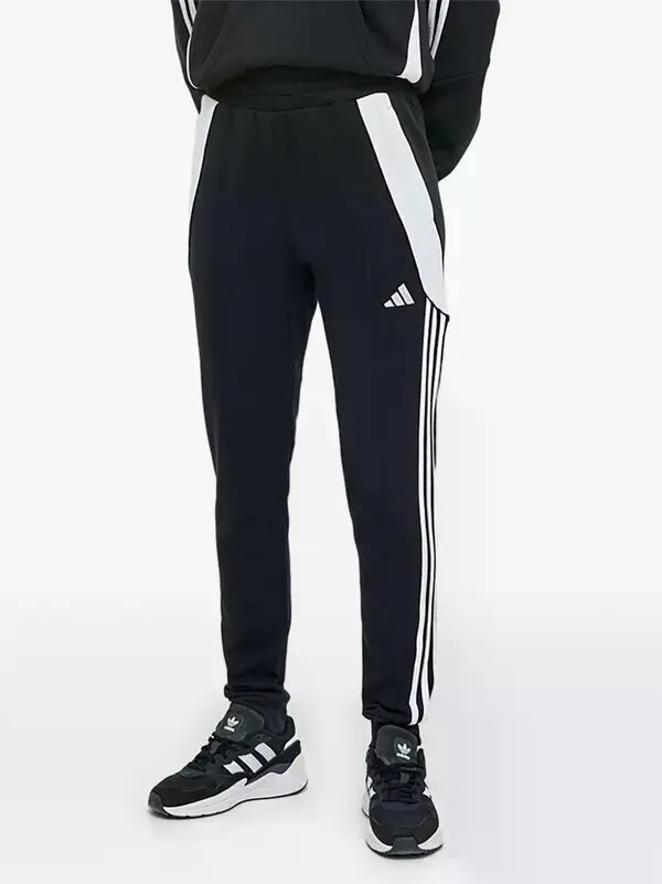 Adidas Stripe-detail Track Pants - Black