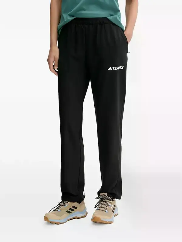 Adidas Logo-print Track Pants - Black