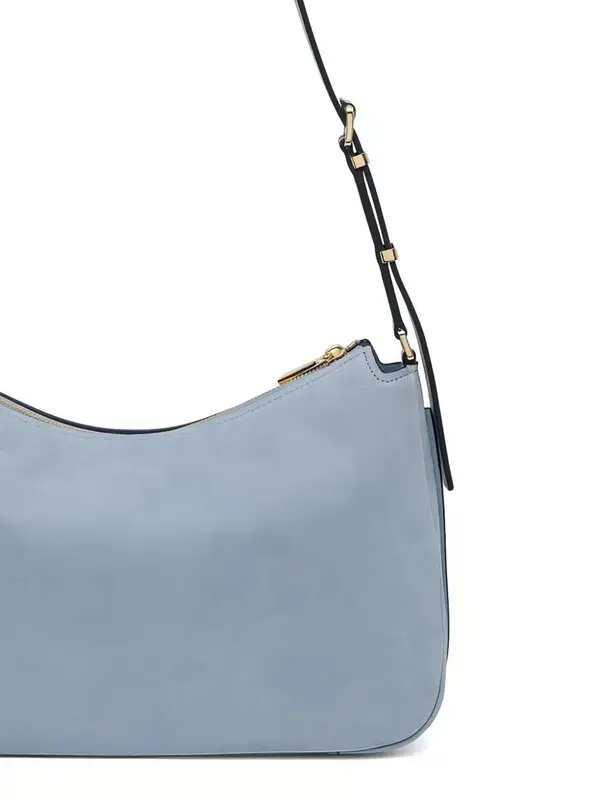 Michael Kors Medium Nolita Shoulder Bag With Logo Charm - Blue