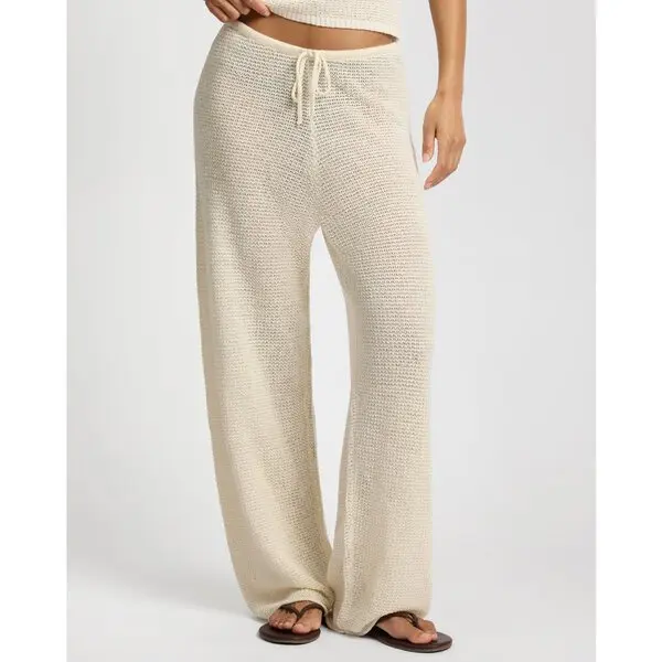 Onia Knit Drawstring Pant - Egret