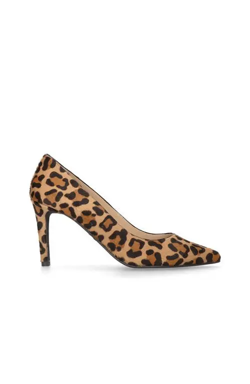 MASCARO Leopard Pointed Toe Pump