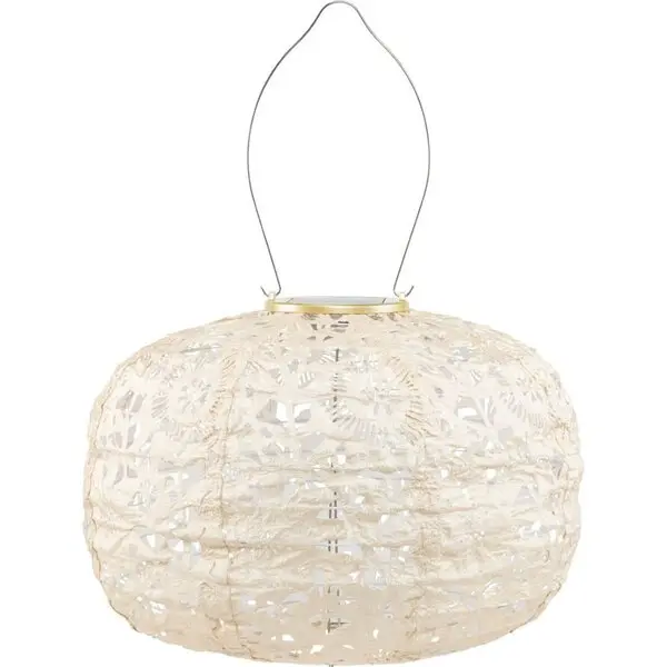 ALLSOP HOME & GARDEN Soji Stellasquaresolar Lantern - Pearl