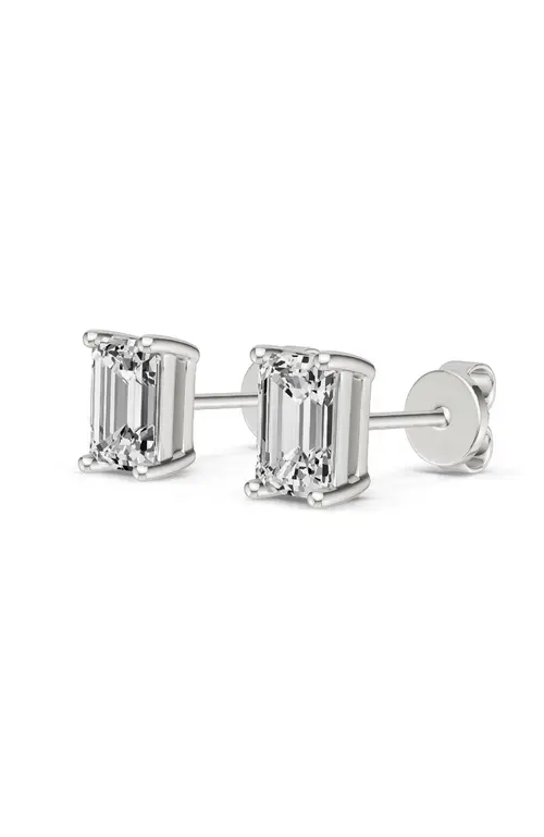 DLORIA Valentina Moissanite Stud Earrings - Silver