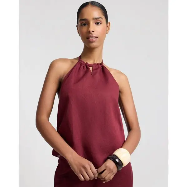 Onia Handkerchief Top - Dark Cherry