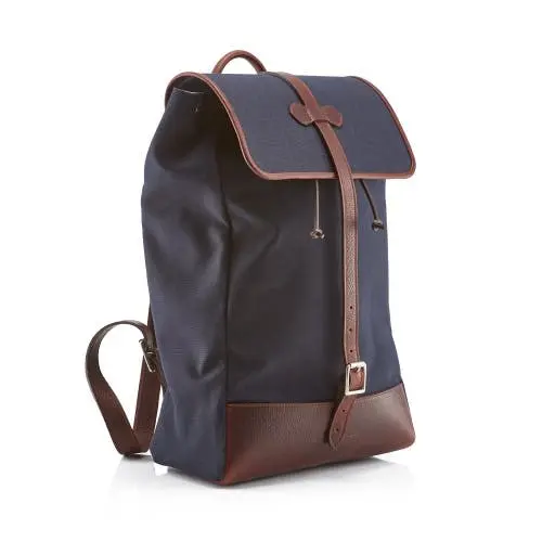 PRINCE OF SCOTS Cotswold Canvas Backpack - Classic Navy
