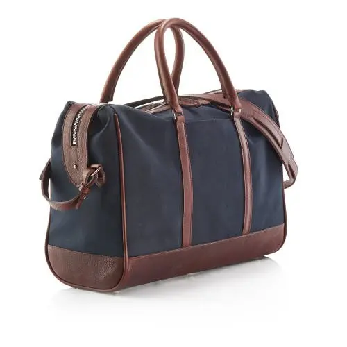 PRINCE OF SCOTS Wanderlust Canvas Weekender Bag - Classic Navy