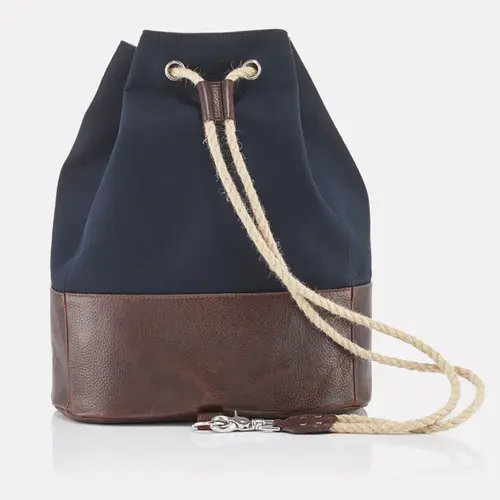 PRINCE OF SCOTS Wanderlust Canvas Duffle Bag - Classic Navy
