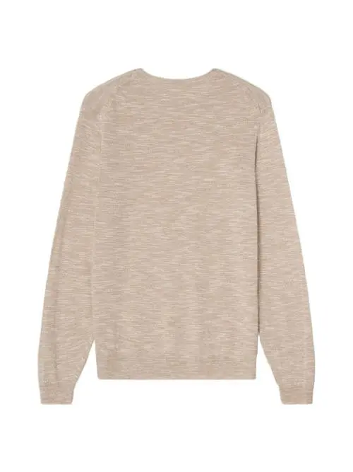 Robert Talbott Robbins Linen-silk Crewneck Sweater - Flax