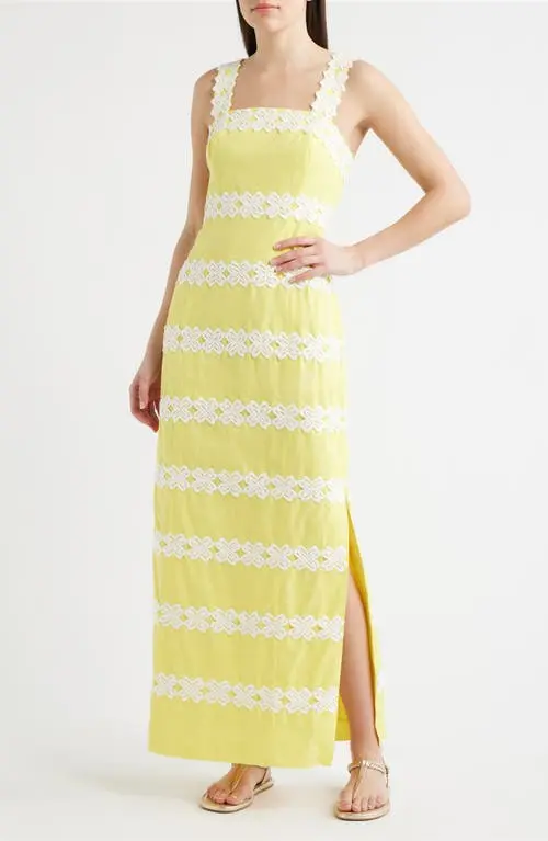 Lilly Pulitzer® Davis Estelle Sleeveless Column Dress - Estelle Yellow