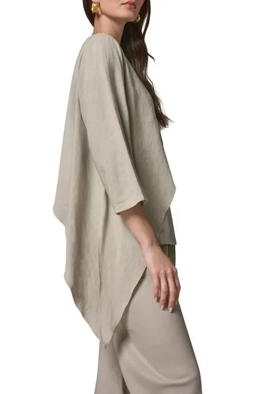 Donna Karan New York Overlap Wrap-front Top - Sandstone