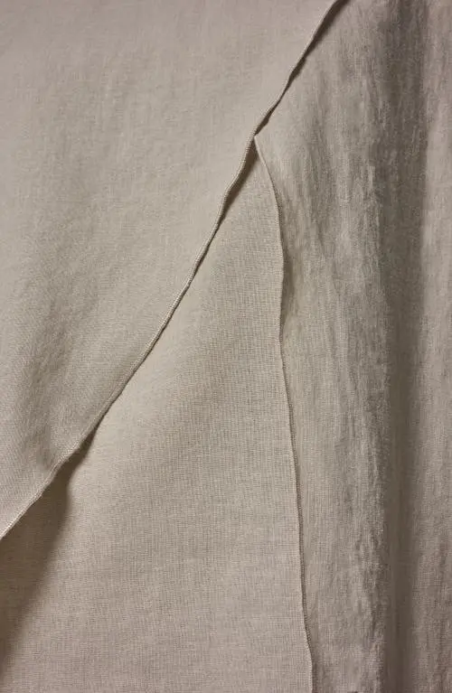 Donna Karan New York Overlap Wrap-front Top - Sandstone