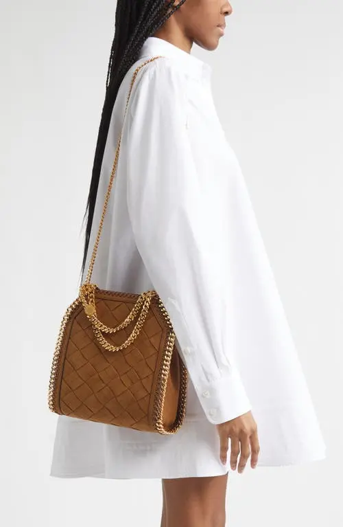 Stella McCartney Mini Falabella Woven Crossbody Bag