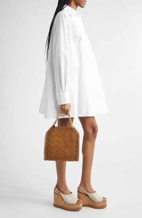 Stella McCartney Mini Falabella Woven Crossbody Bag