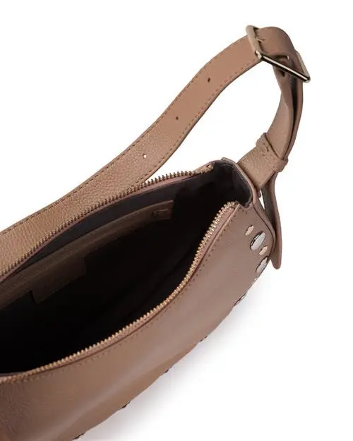 Rafe New York Janet Asymmetric Hobo With Stud Embellishments - Barley