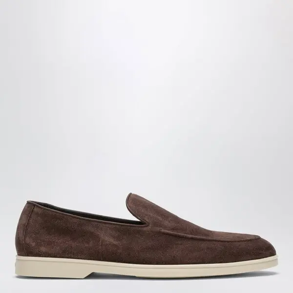 DOUCAL'S Suede Loafers - Brown