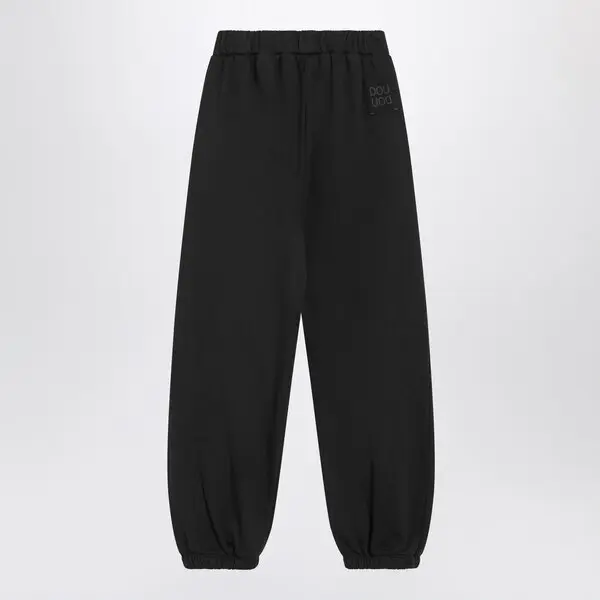DOUUOD Cotton Jogging Trousers - Black