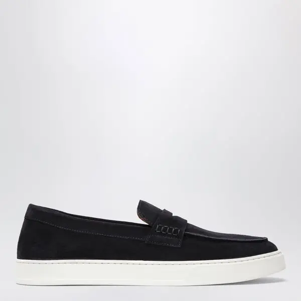 DOUCAL'S Suede Penny Loafers - Blue