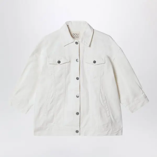 DOUUOD Denim Jacket - White