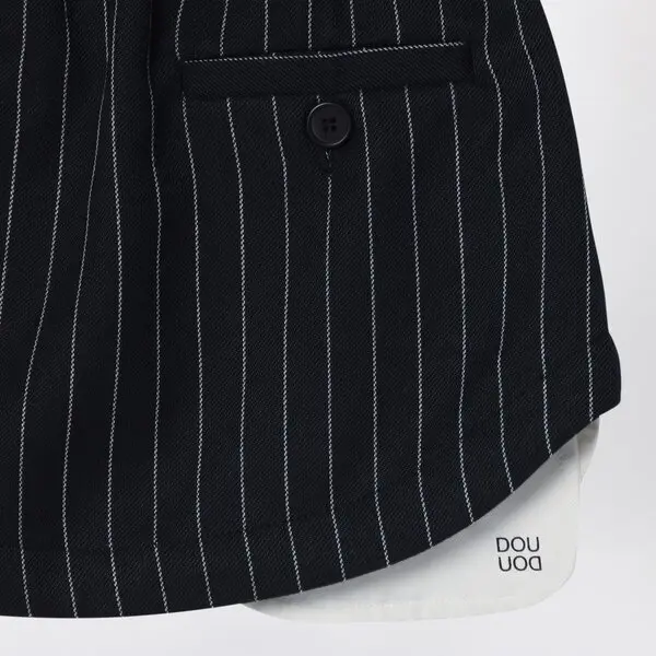 DOUUOD Pinstripe Grace Skirt