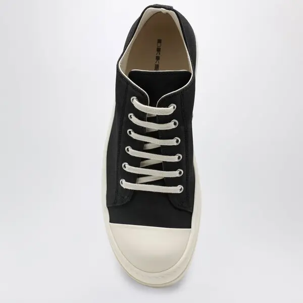 Rick Owens Temple Low Denim Sneakers