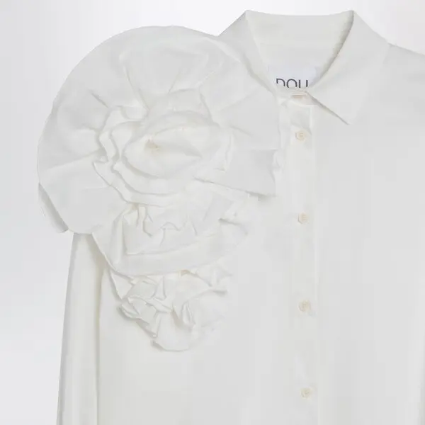 DOUUOD Striped Cotton Shirt