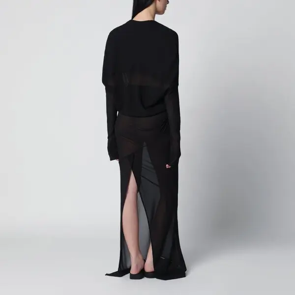 ENTIRE STUDIOS Long Semi-sheer Dress