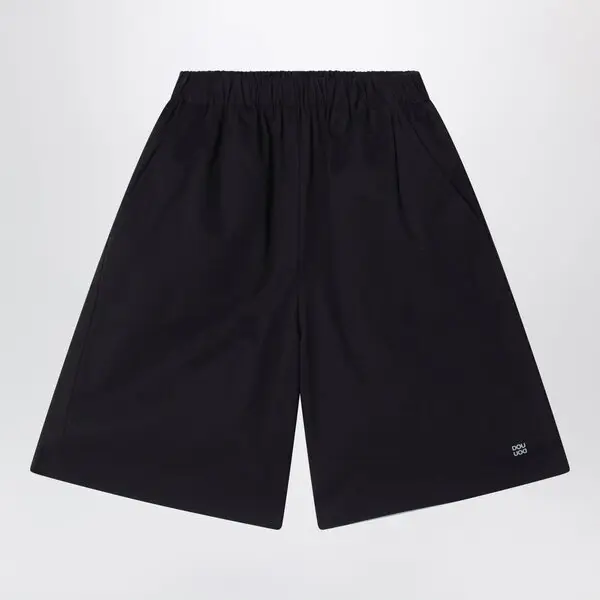 DOUUOD Primula Bermuda Shorts - Black