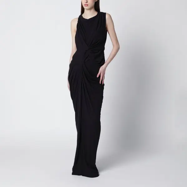 ENTIRE STUDIOS Oaklyn Long Dress In Soot Color - Black