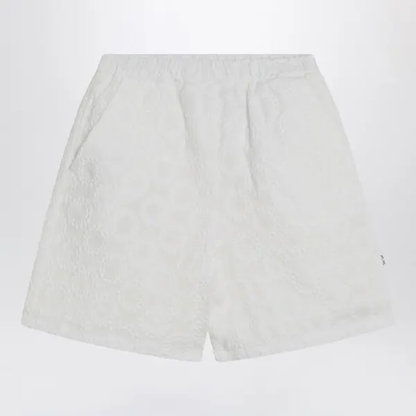 DOUUOD Cotton Shorts - White