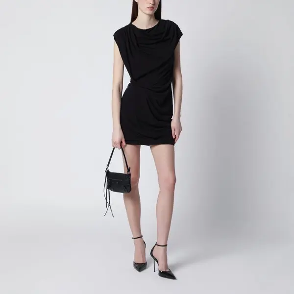 ENTIRE STUDIOS Twist Mini Dress - Black