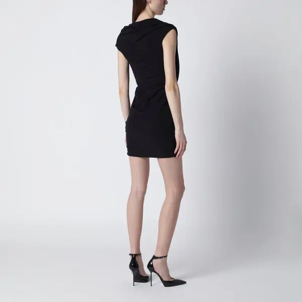ENTIRE STUDIOS Twist Mini Dress - Black