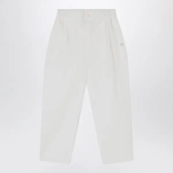 DOUUOD Cotton Trousers - White