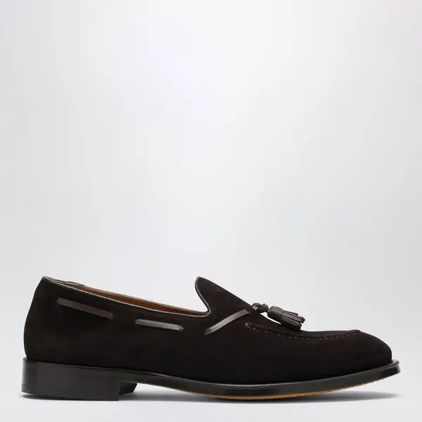 DOUCAL'S Suede Tassel Loafers - Brown