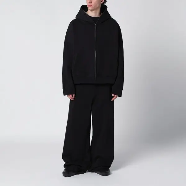 ENTIRE STUDIOS Cotton Zip-up Hoodie - Black