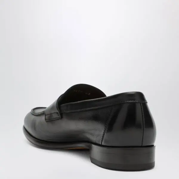 DOUCAL'S Leather Penny Loafer - Brown