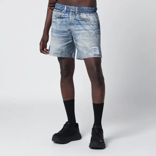 Satisfy Peaceshell 5" Shorts In Digital Denim