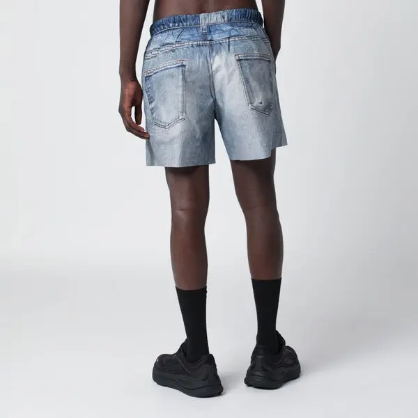 Satisfy Peaceshell 5" Shorts In Digital Denim