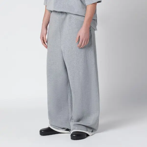 ENTIRE STUDIOS Wide-leg Cotton Jogging Trousers - Grey